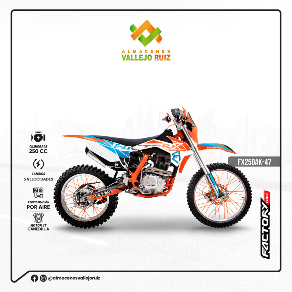 Factory Bike FX 250 AK-47 – Almacenes Vallejo Ruiz