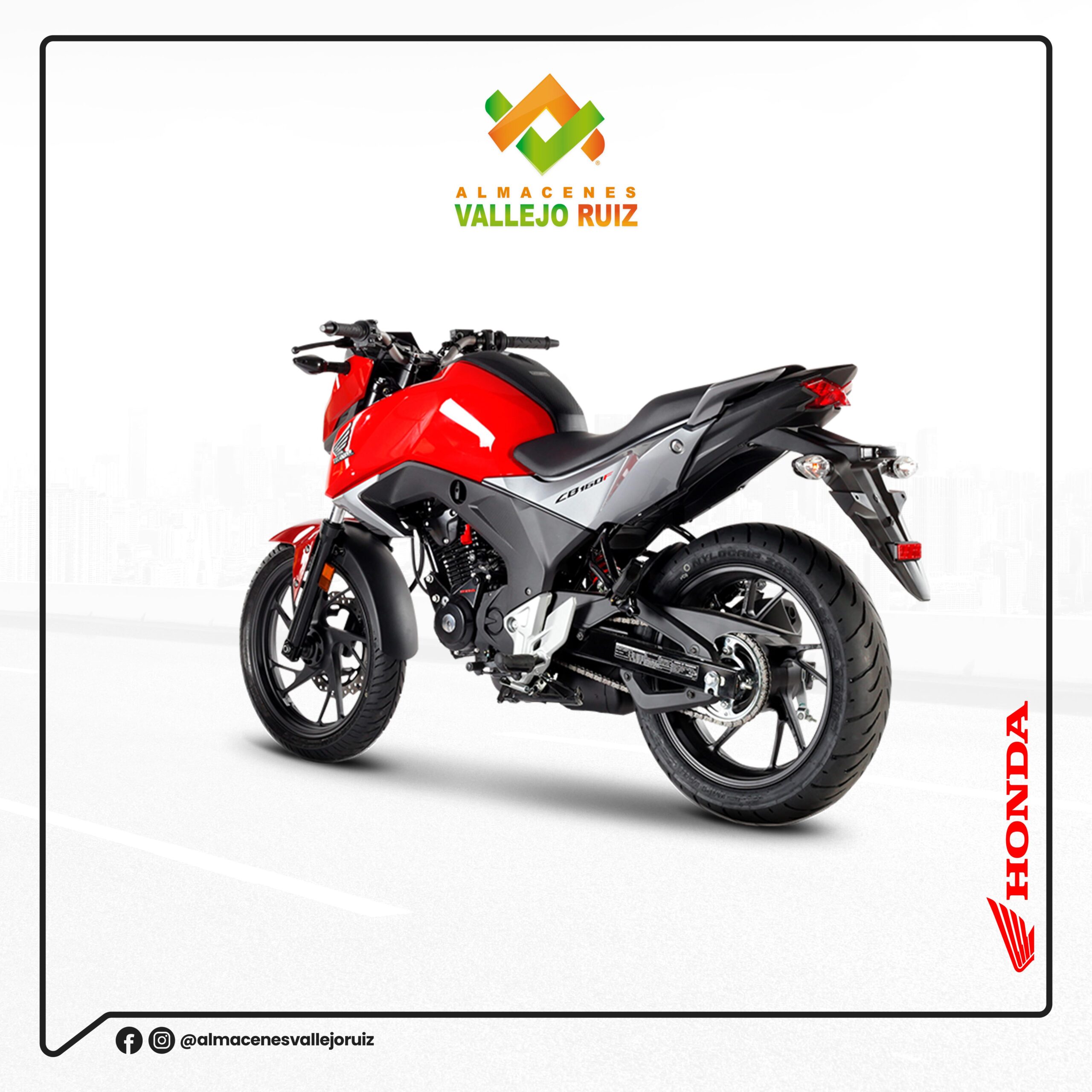Honda CB160F – Almacenes Vallejo Ruiz