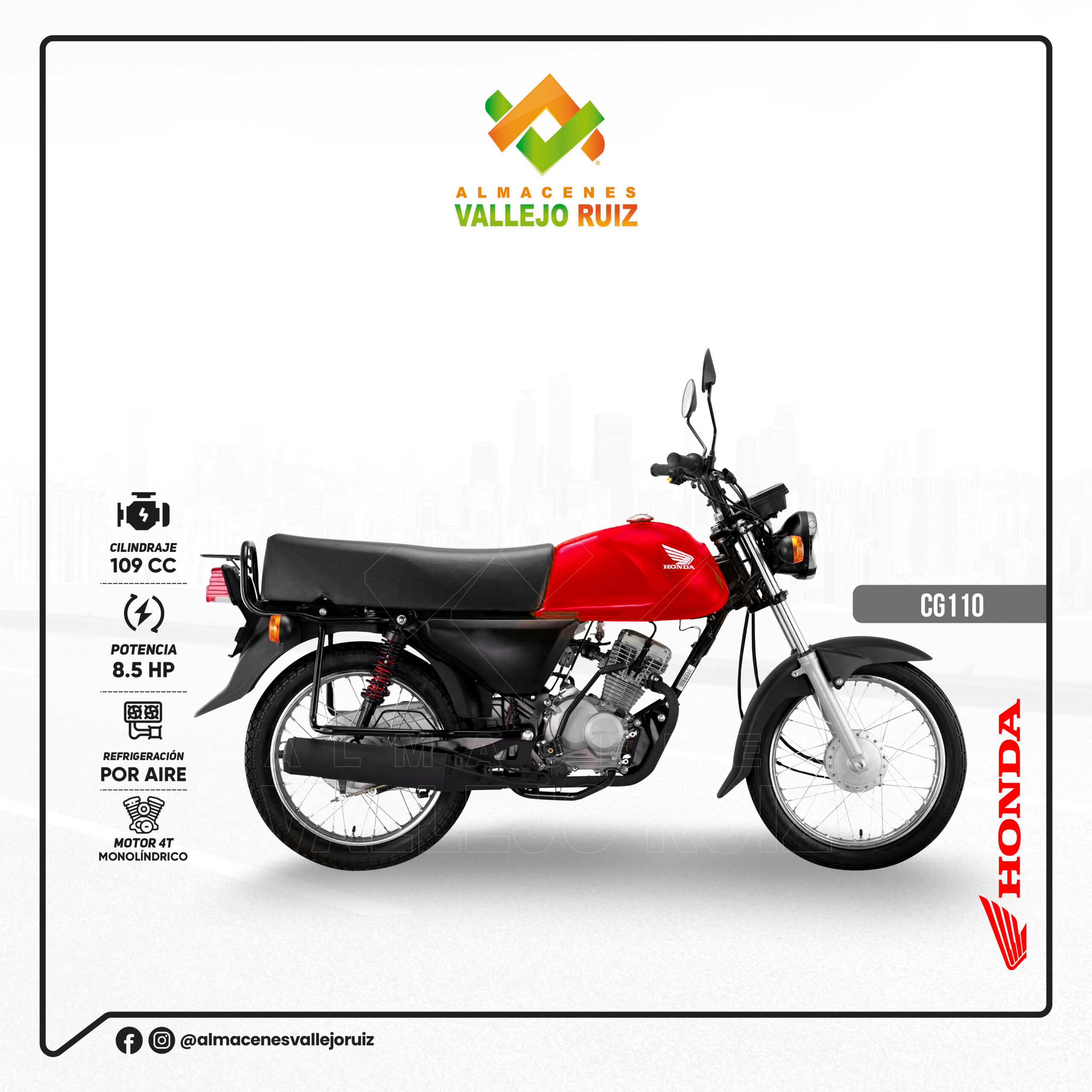 Honda CG110 – Almacenes Vallejo Ruiz
