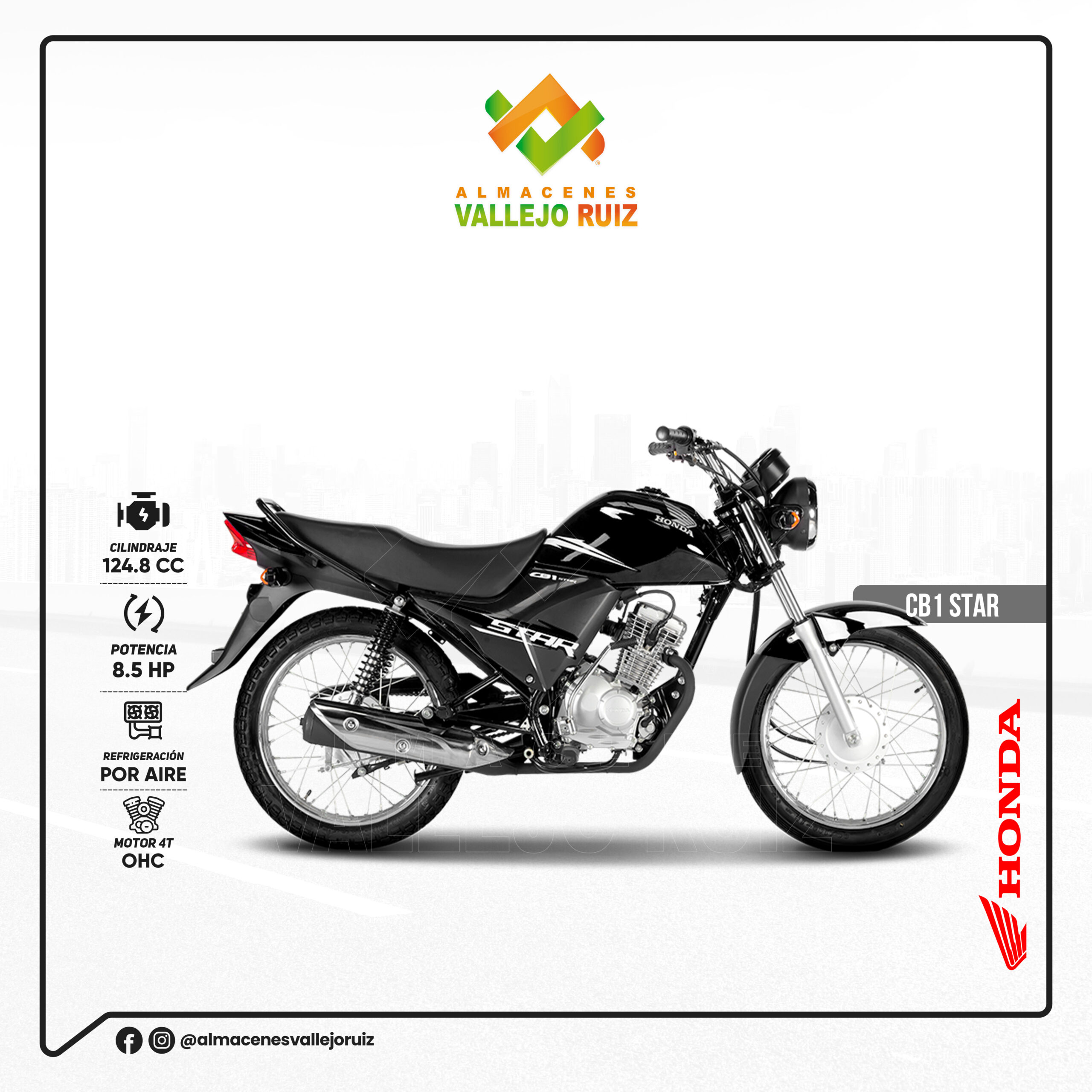 Honda CB1STAR – Almacenes Vallejo Ruiz
