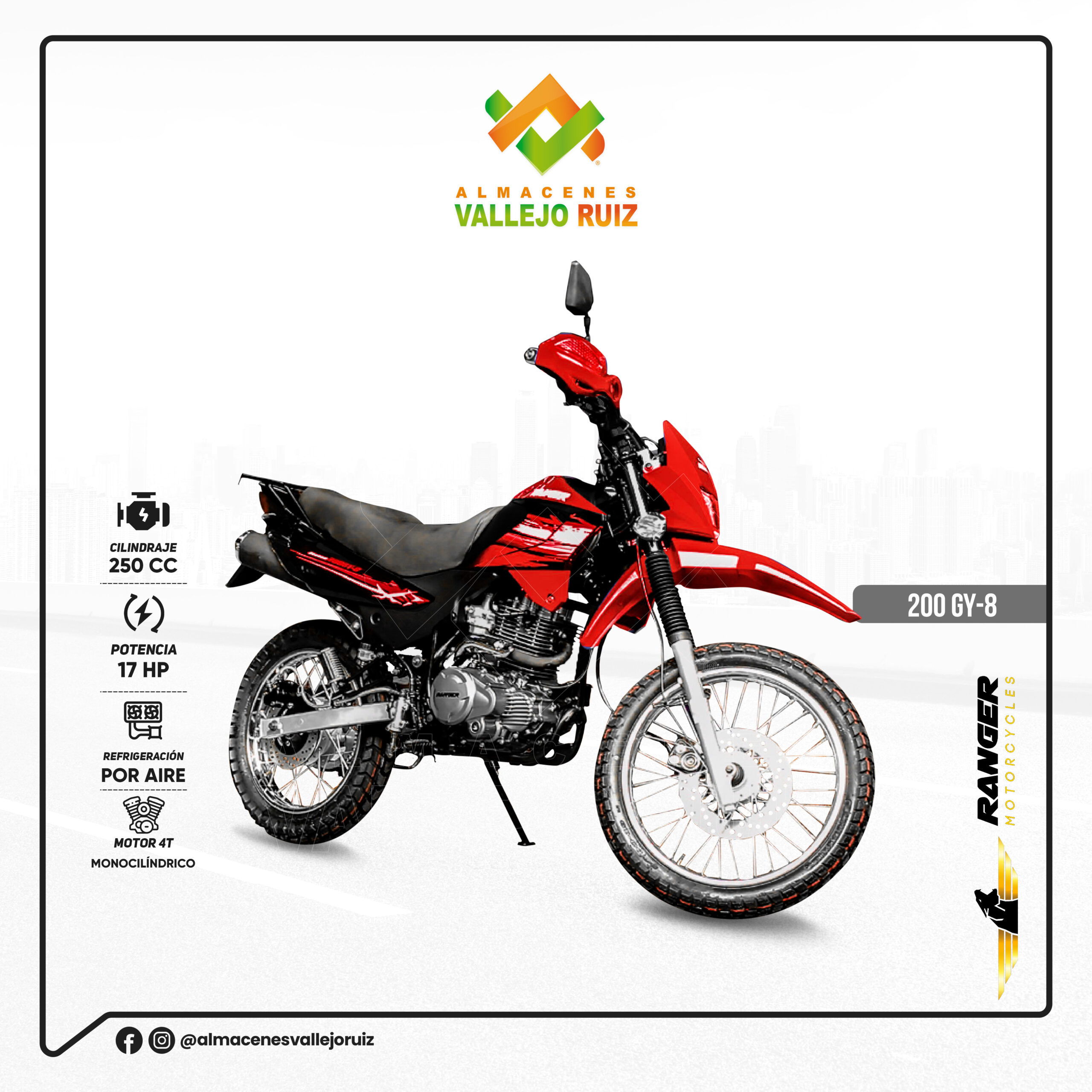 Ranger 200 GY-8 – Almacenes Vallejo Ruiz