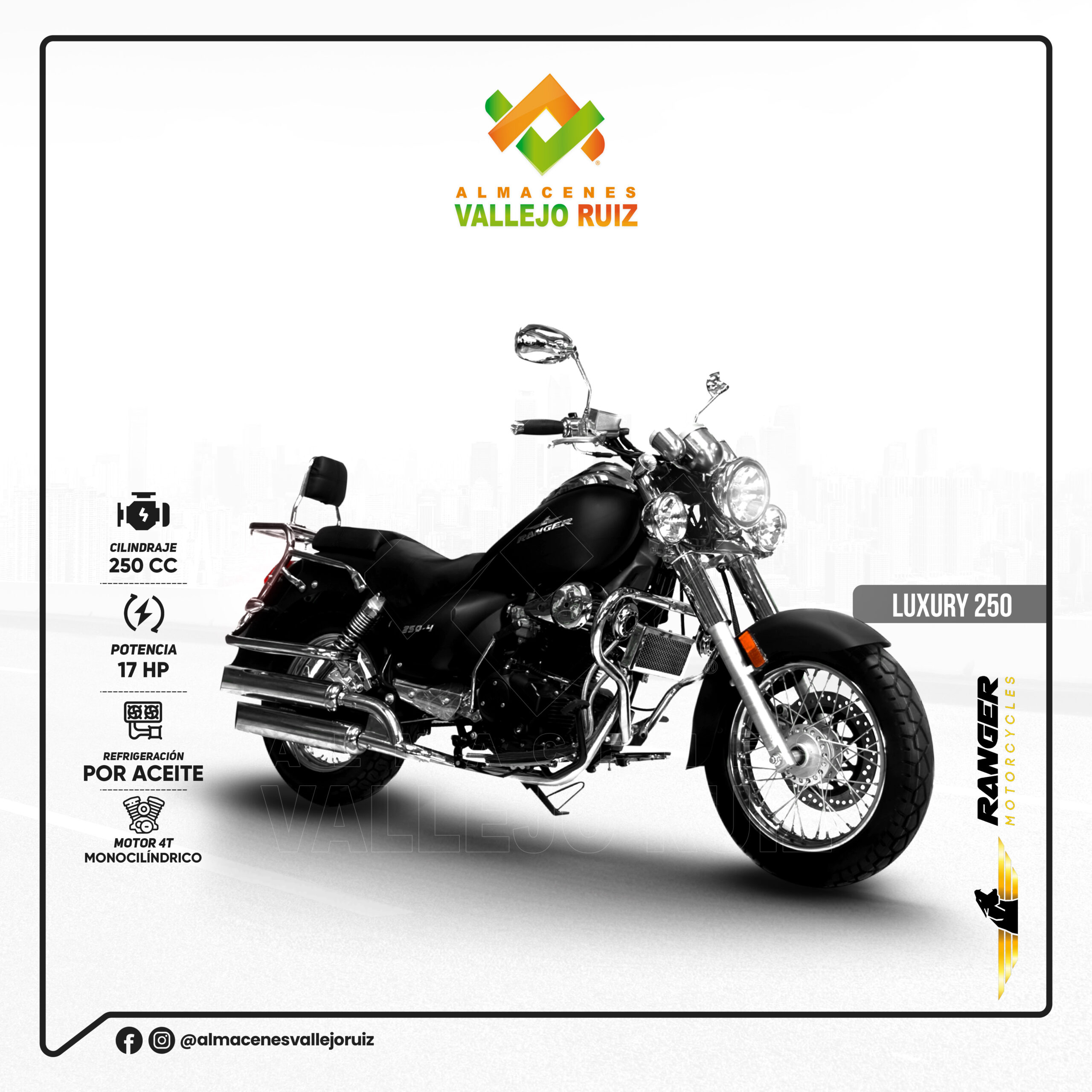 Ranger Luxury 250-4 – Almacenes Vallejo Ruiz